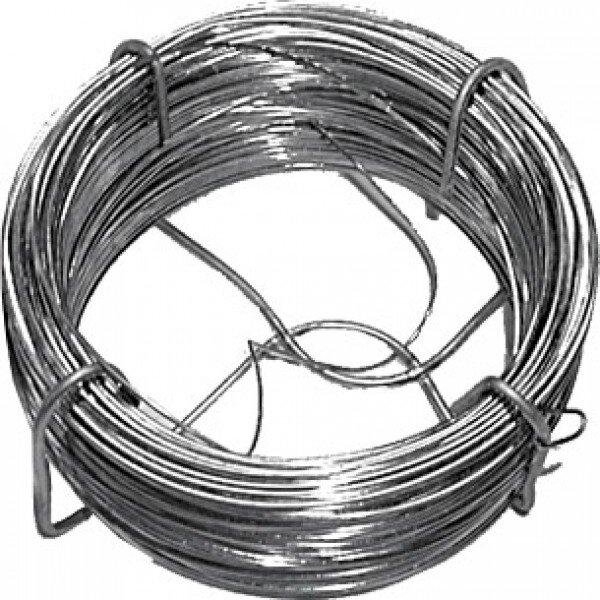 Проволока вязальная USP / УСП из металла, серая, диаметр 0.9мм, длина 25м / строительные материалы