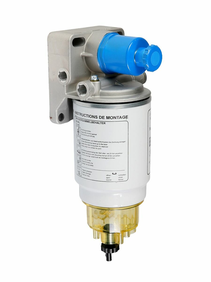 Фильтр-сепаратор 270 КЗ грубой очистки для грузовика MAN СБ синяя подкачка