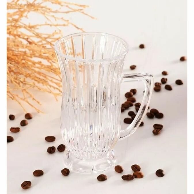 Набор кружек Pasabahce 2 шт Glamour 155 мл, высота 120 мм