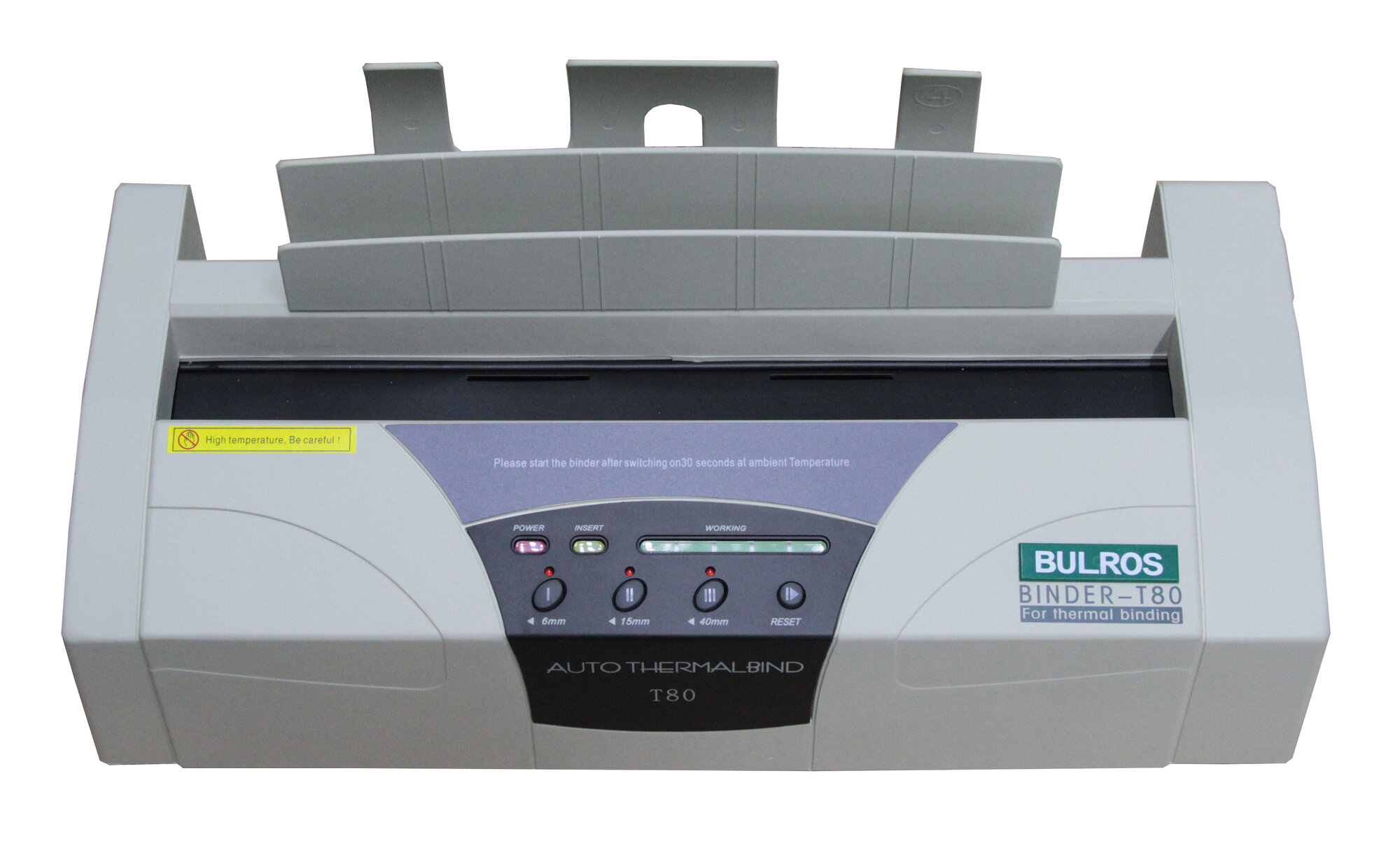 Термопереплётчик Bulros T80 под термопапки 305мм, 400 листов, автоматический, профессиональный