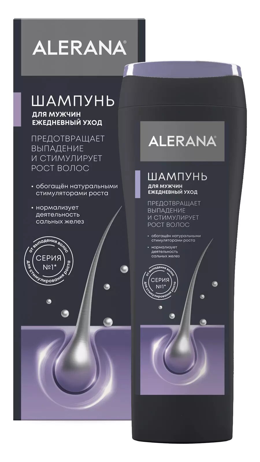 Alerana Укрепление волос Шампунь для мужчин "Ежедневный уход", 250 мл