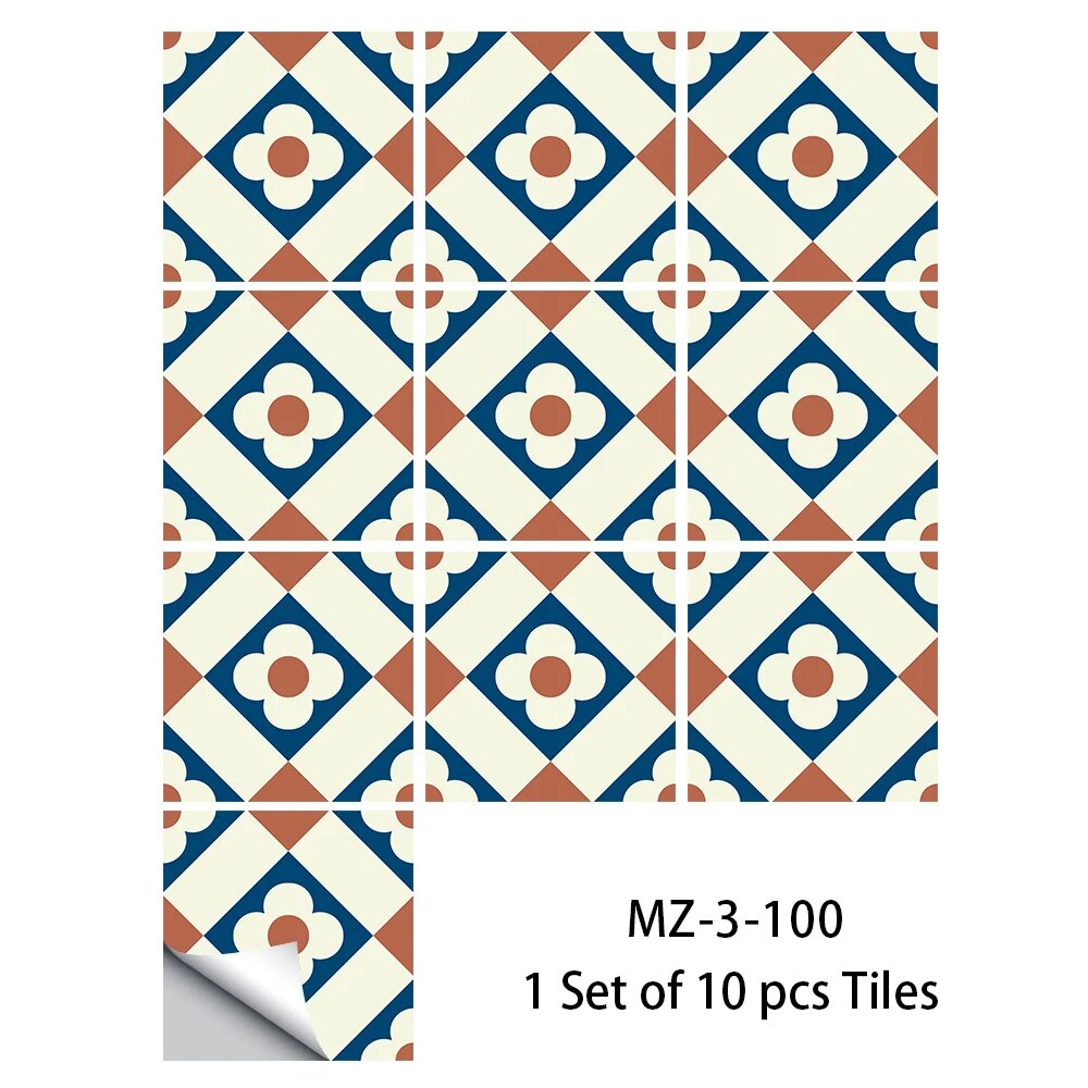 10/15/20/30 см геометрическая плитка, напольная наклейка для кухни, ванной комнаты, домашний декор, износостойкие водонепроницаемые матовые художественные наклейки на стены