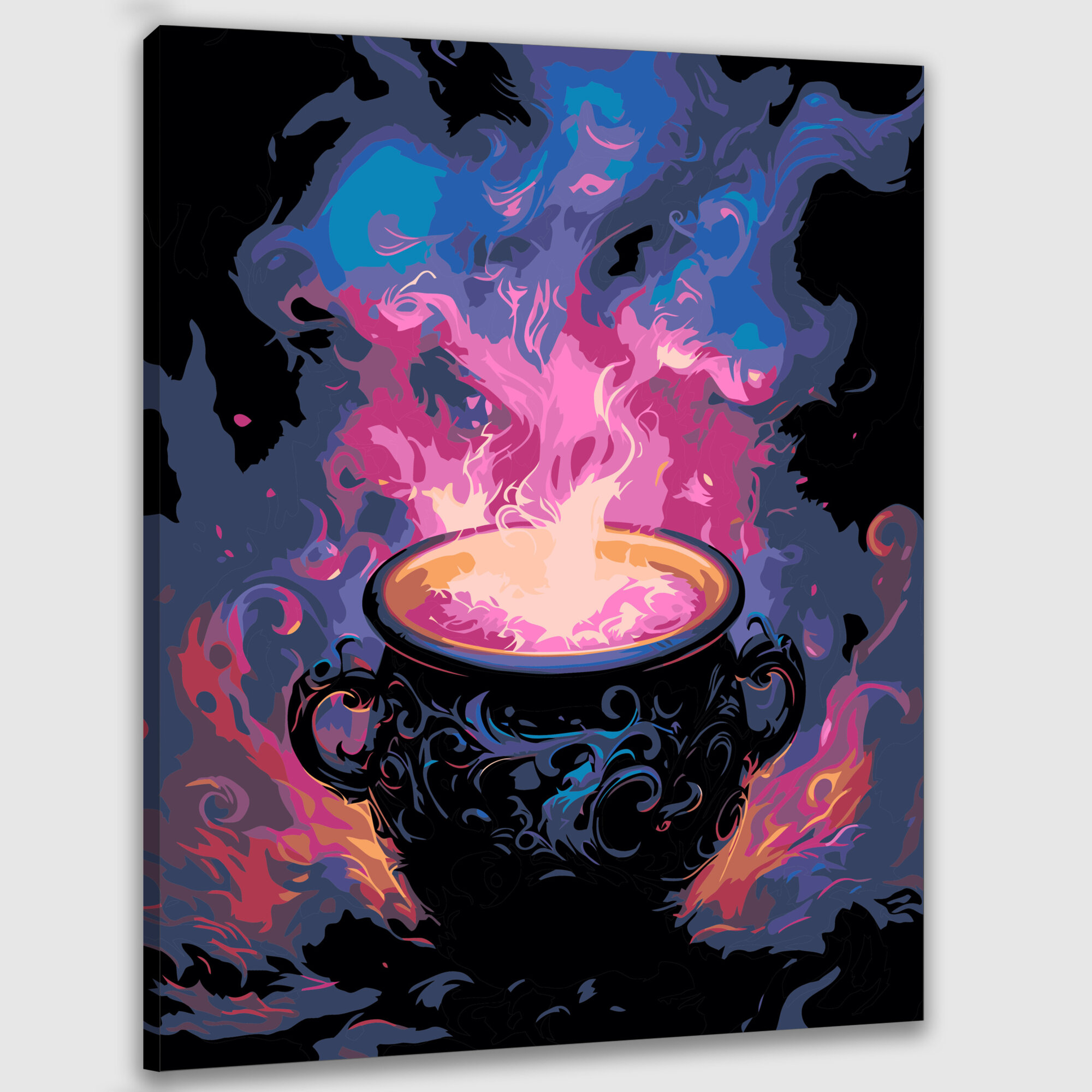 Картина по номерам 40x50 см, гусь, белый, корона, гербы, родословная, цифровая картина