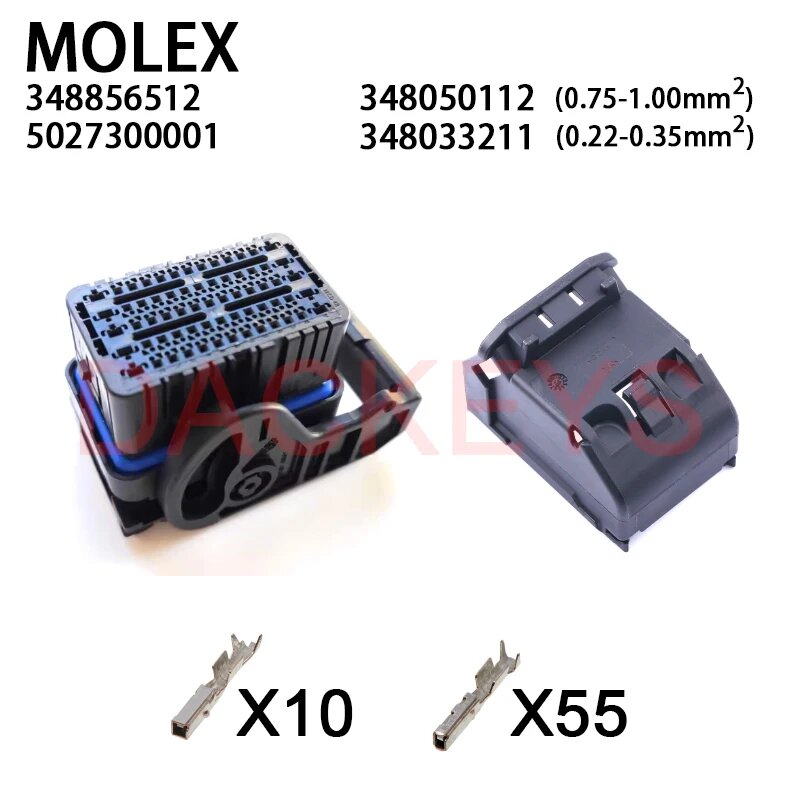 Комплект разъемов Molex 65-контактных 1Set 34885-6512