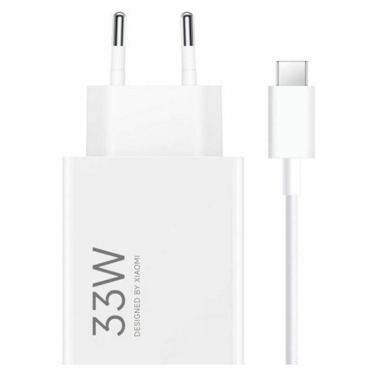 Зарядное устройство Xiaomi Charging Combo, с кабелем, 33Вт, USB Power Delivery, белое