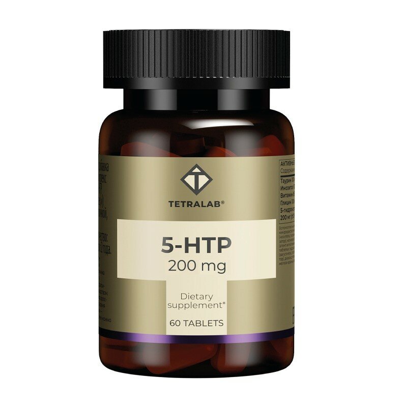 TETRALAB 5-HTP релакс-комплекс N60 табл п/о массой 824мг