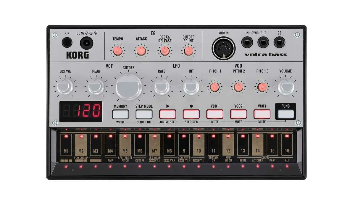 Аналоговый синтезатор KORG VOLCA BASS