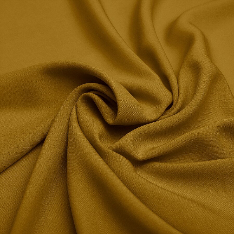 Ткань Штапель TBY Vi-30-32 плот 110г/м2 100% вискоза шир. 145 см цв.32 горчичный уп.2м