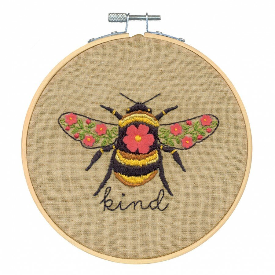 Набор для вышивания: Пчёлка 16 см Dimensions DMS-72-76292 16x16 см 16 см Dimensions DMS-72-76292