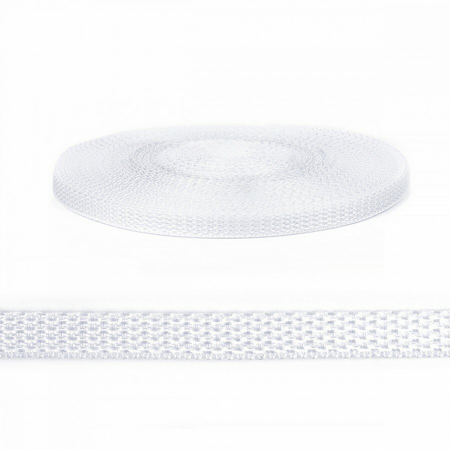 Стропа TBY.4810322.25 шир.10мм цв. белый уп.25м