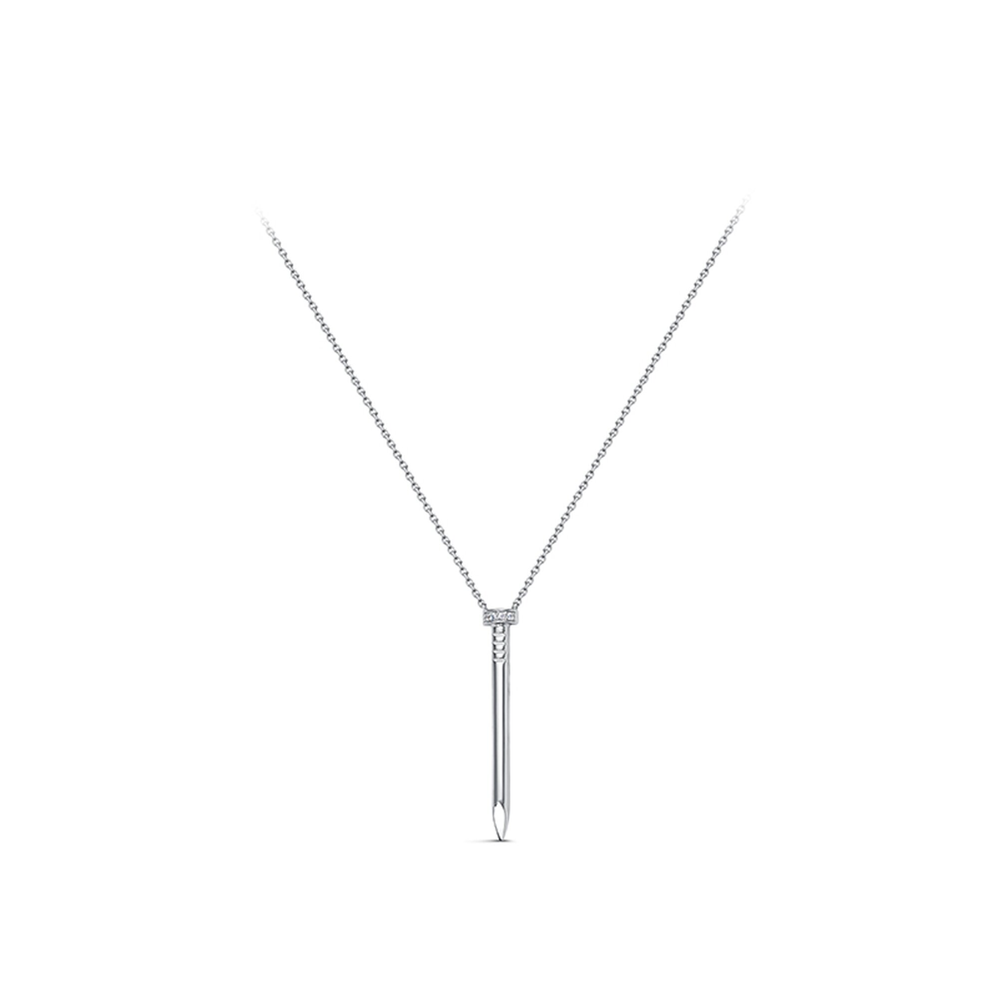 Колье, серебро, 925 проба, родирование, фианит