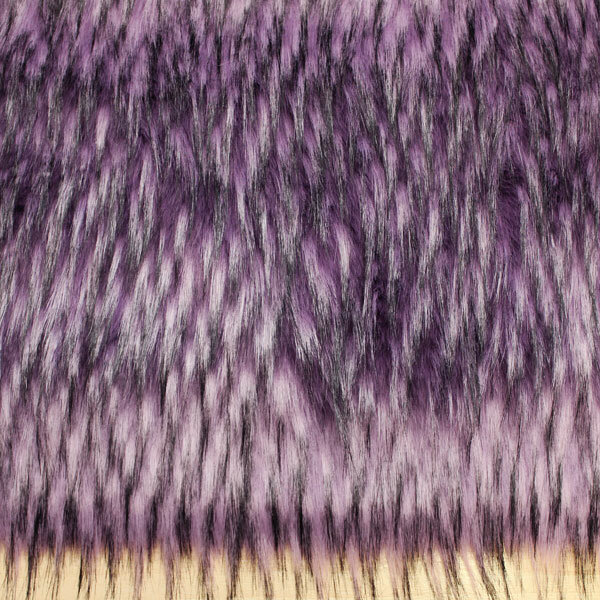 Мех искусственный лиловый