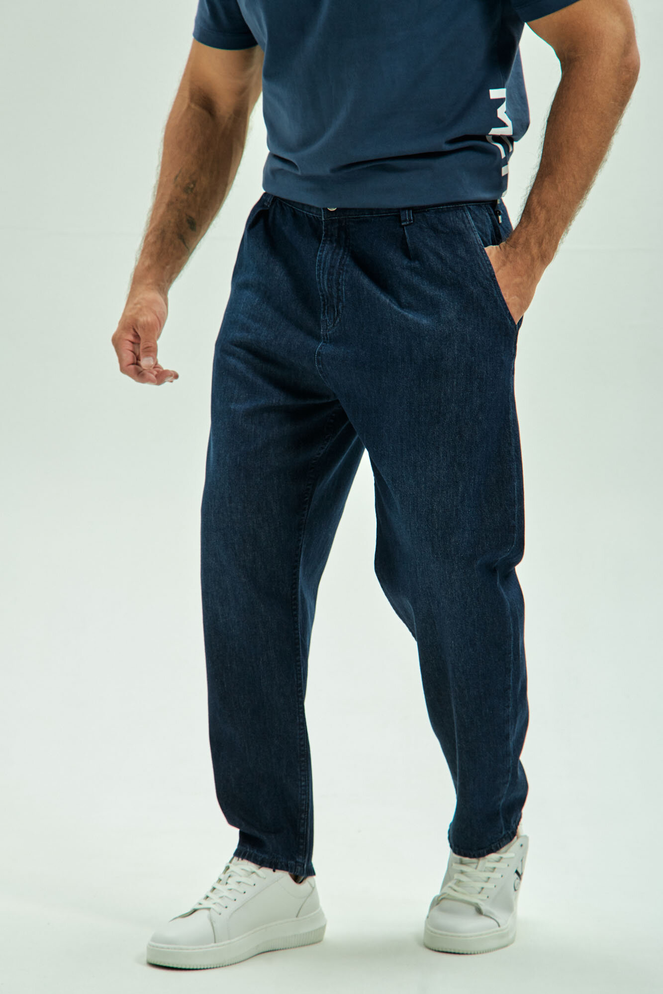 Джинсы багги 