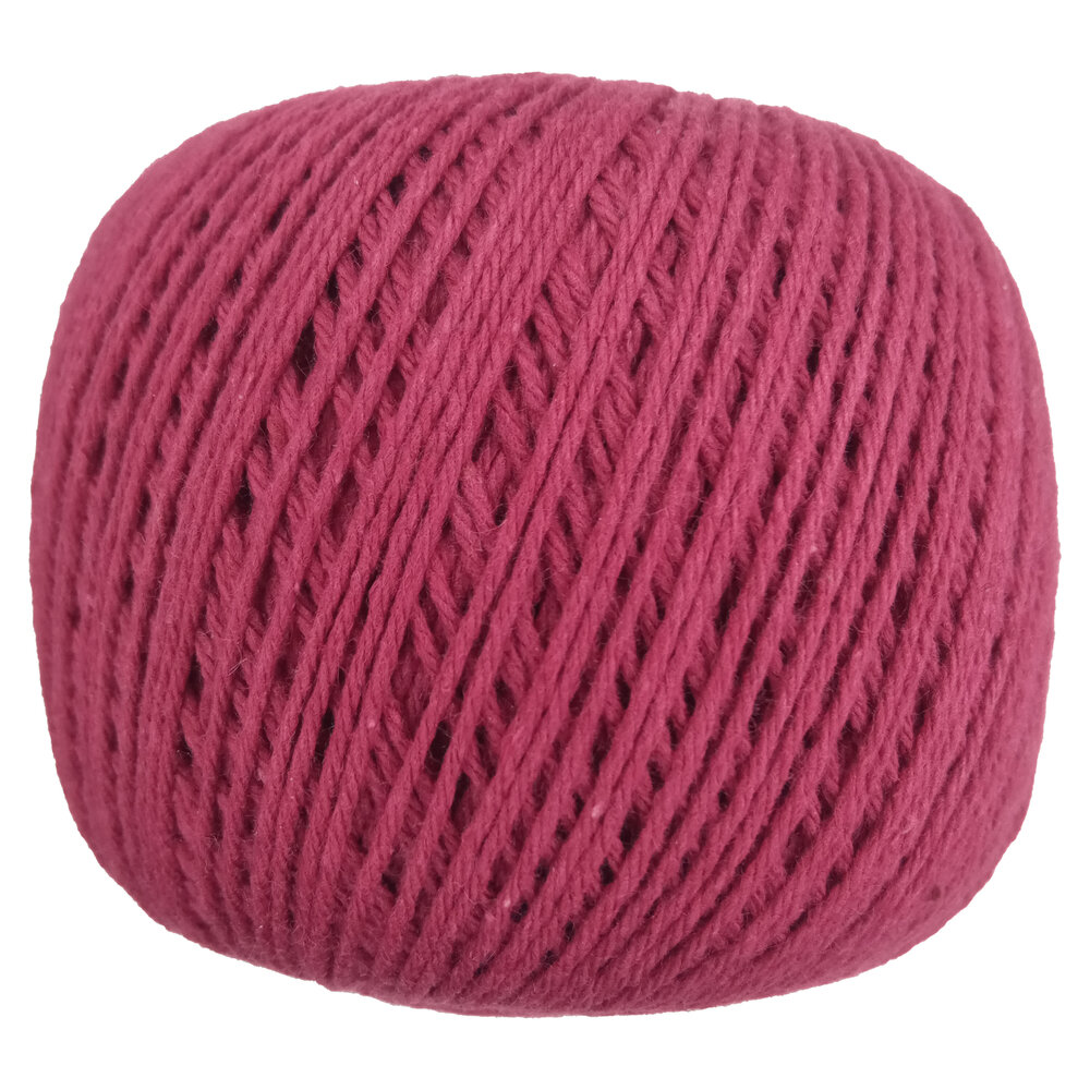 Пряжа для вязания ПНК им. Кирова Фиалка 0905 тёмно-красный 75 гр/225 м 100% хлопок