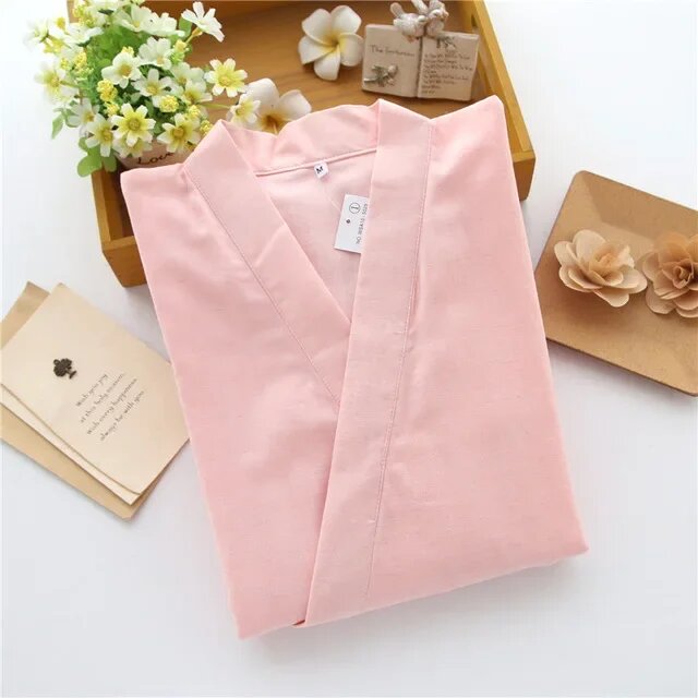 Хлопковое кимоно WUYANGTONGDA Розовый, L, 7