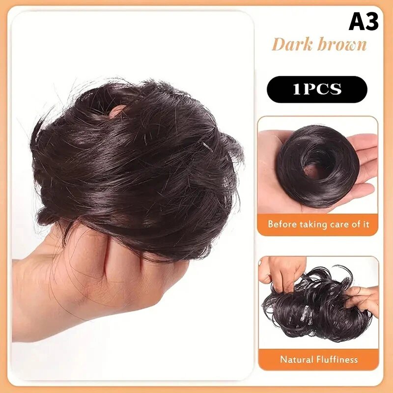 Шиньон для волос Dark brown A3