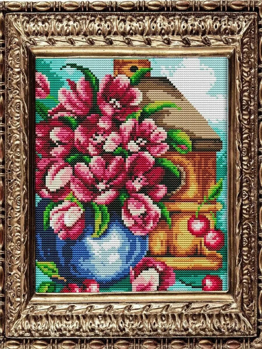 Набор для творчества, набор для вышивания крестиком (размер 31 см *37 см)