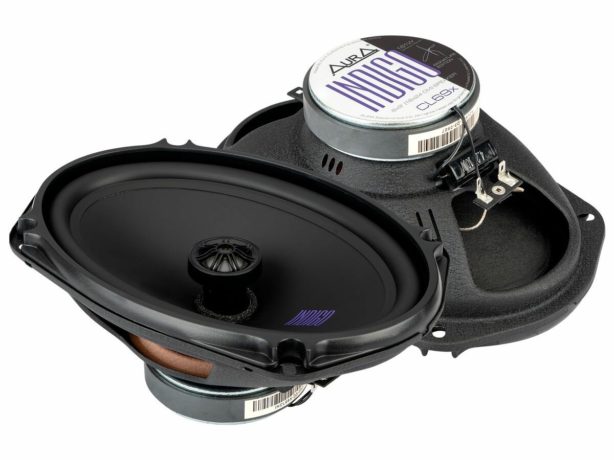 Акустическая система Aura INDIGO-CL69X, коаксиальная, овальная, 6x9 дюймов, 2 шт.
