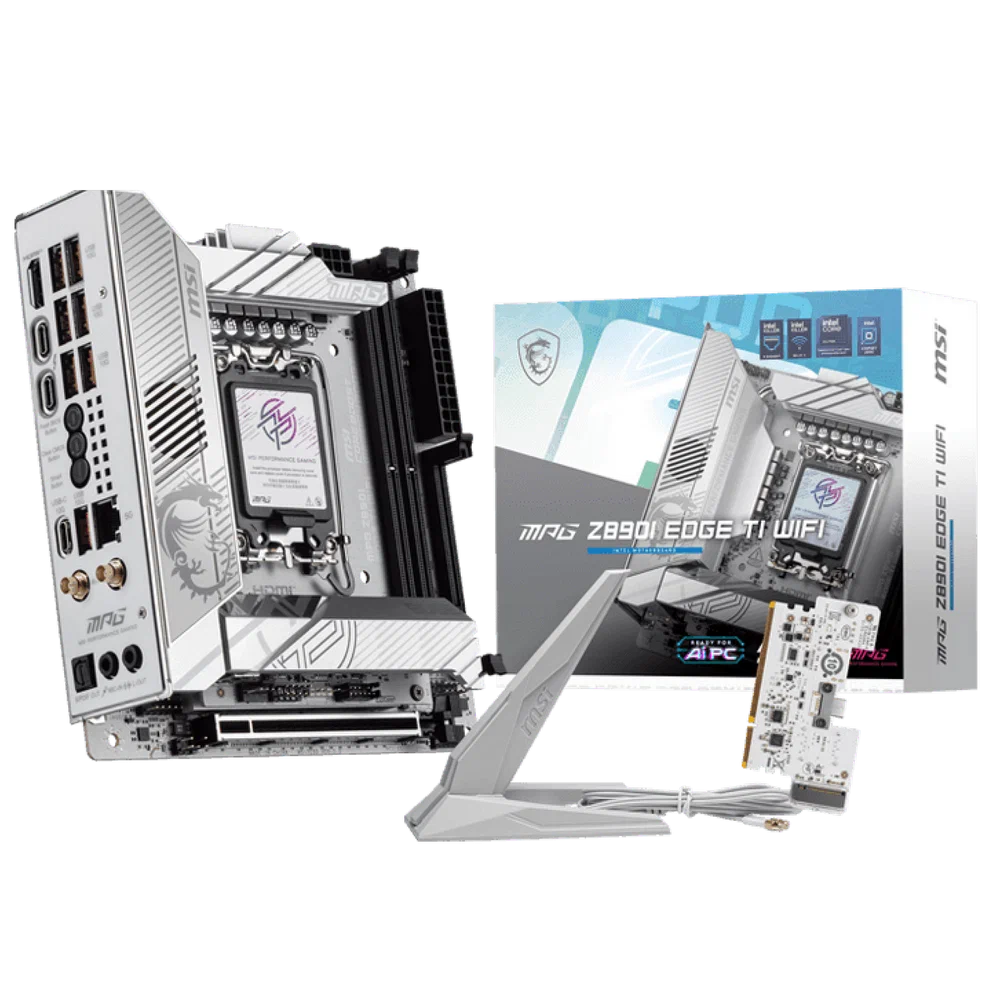 Материнская плата MSI MPG Z890I EDGE TI, mini-ITX, поддержка процессоров Intel Core Ultra