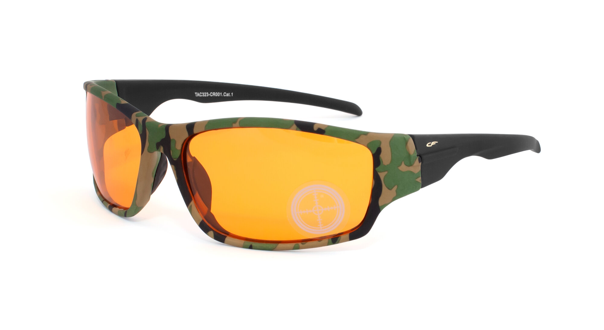 Очки Cafa France TAC323, поляризационный фильтр, зеленые/черные, овальные