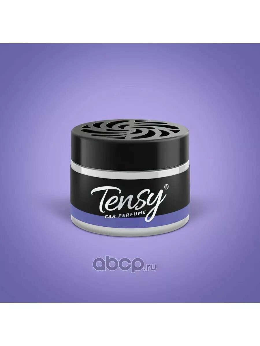 Ароматизатор TENSY (TZ-01) на панель, гель, банка 'Черный
