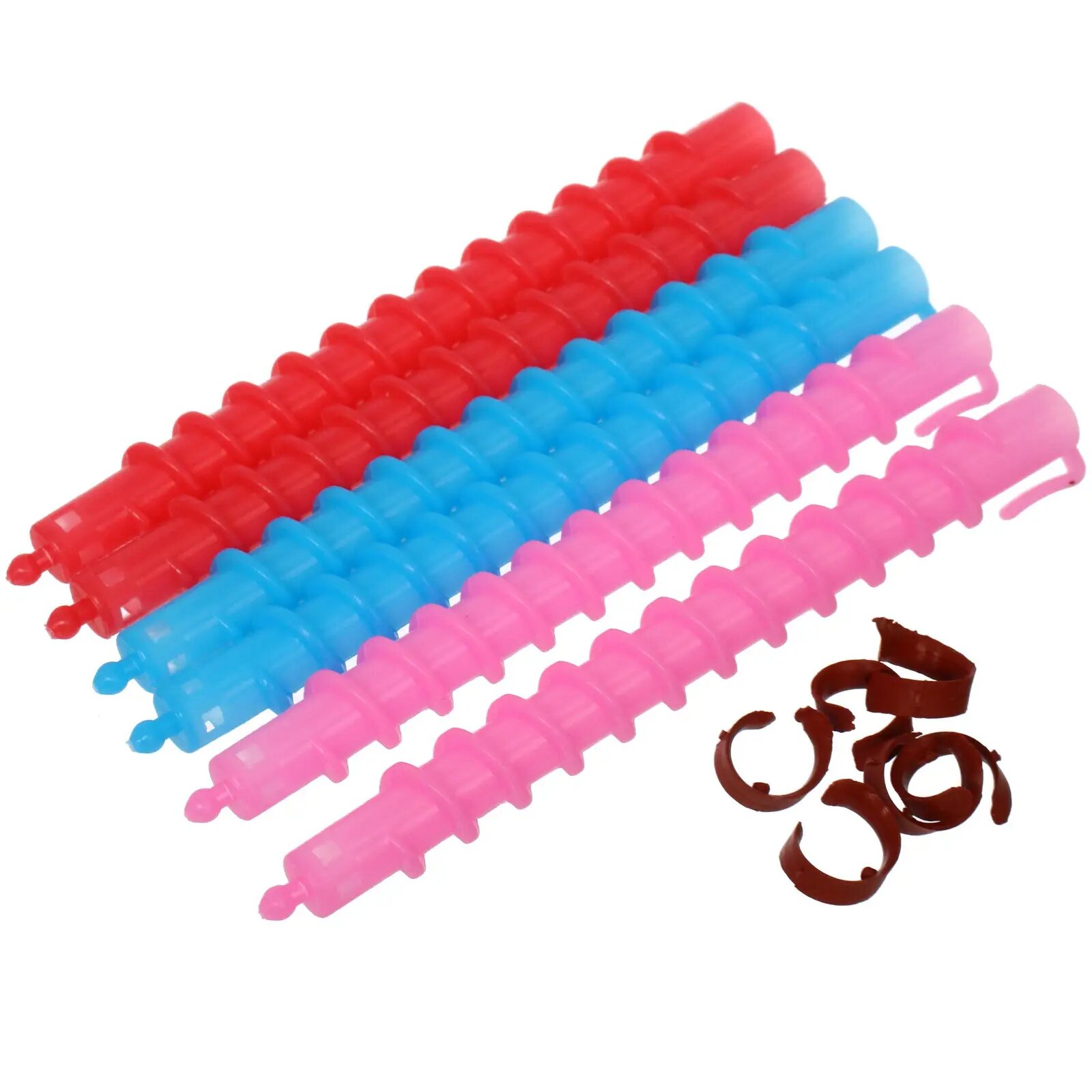 Бигуди для мелких кудрей 20шт «KUDRI», разноцветные, 17см, удобство укладки