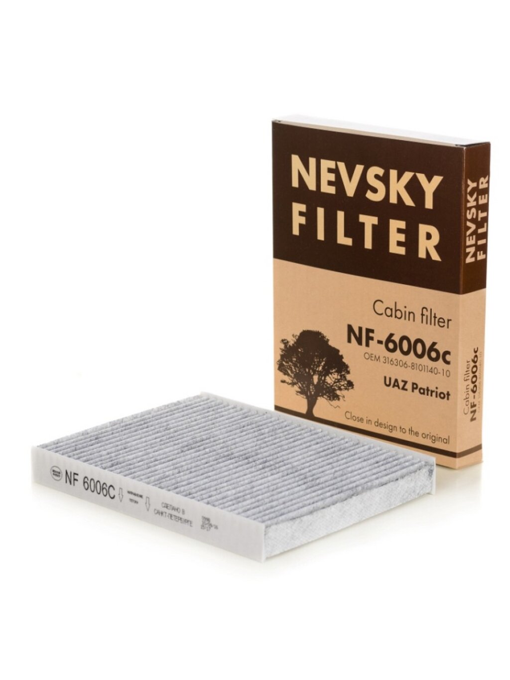 Фильтр салона угольный Nevsky Filter NF6006C