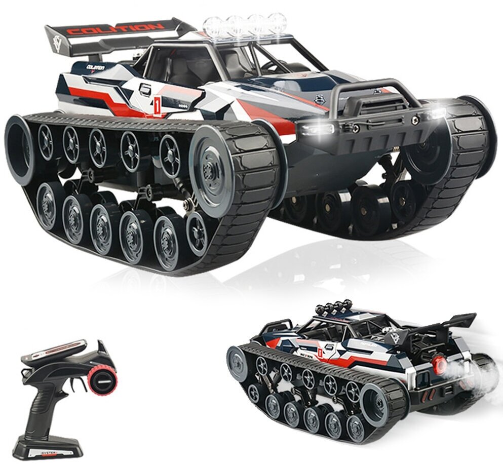 Внедорожники и джипы XLG Радиоуправляемый гусеничный вездеход 1:12 2.4G (металл корпус, парогенератор) - G2063