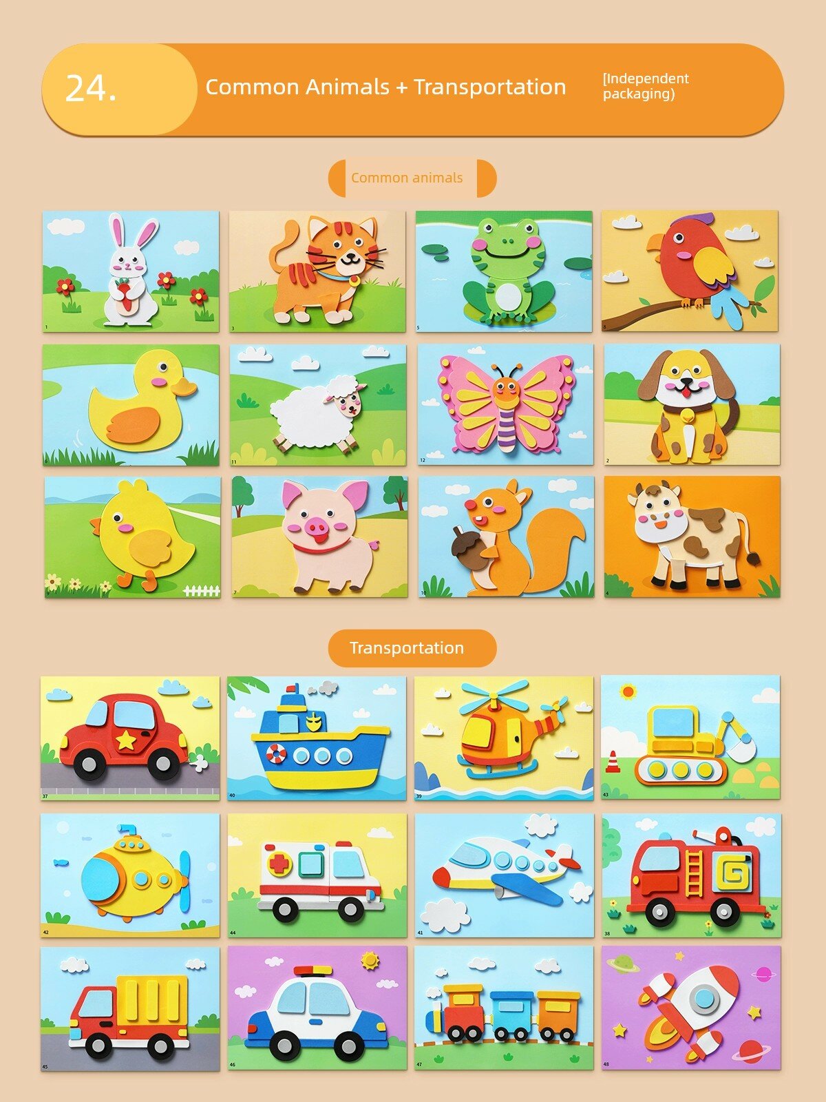 Набор для творчества для девочек: 3D-коллаж, рисование, стикеры, материалы для детского сада, DIY-игрушки ручной работы