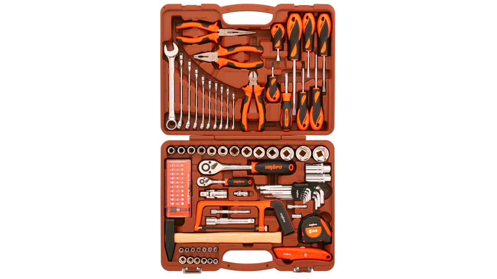Набор инструментов OMBRA 1/4, 1/2 101 предмет
