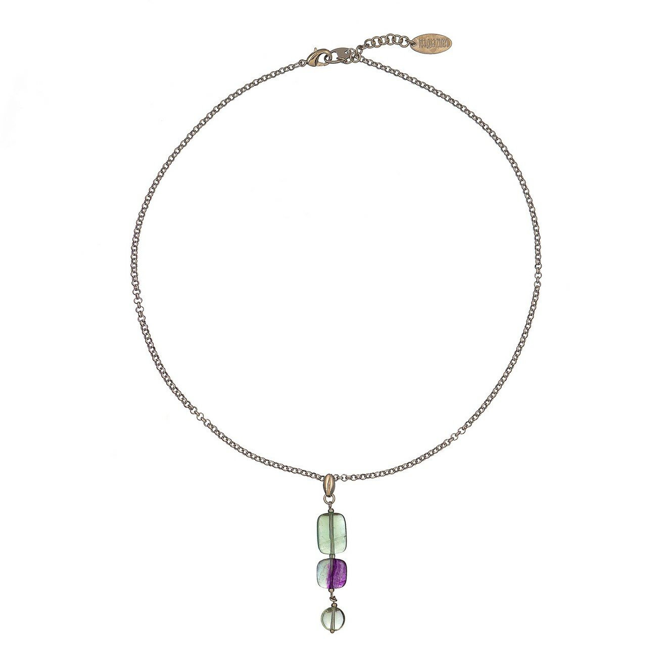 Колье, флюорит