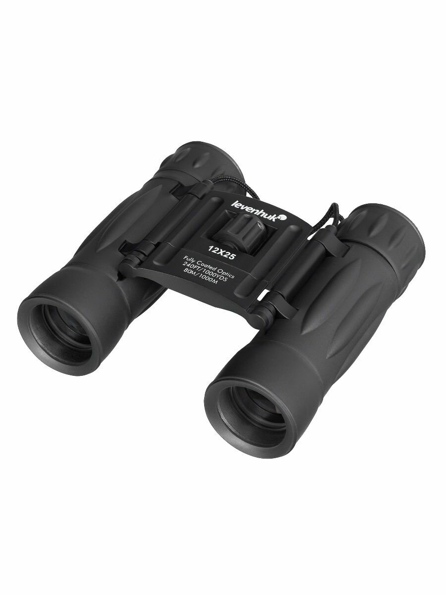 Бинокль Levenhuk Atom 12x25 (67677), черный