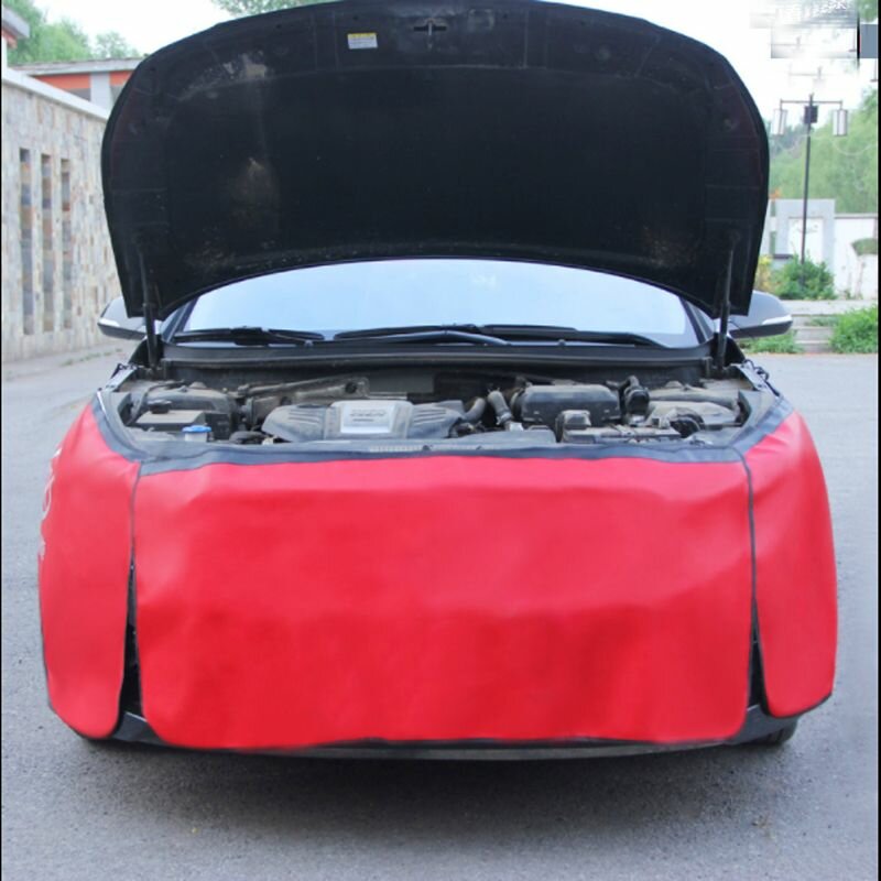 Накидка защитная на бампер и крылья автомобиля / Коврик для ремонта авто (комплект из 3 штук, Накидка на бампер и крылья )