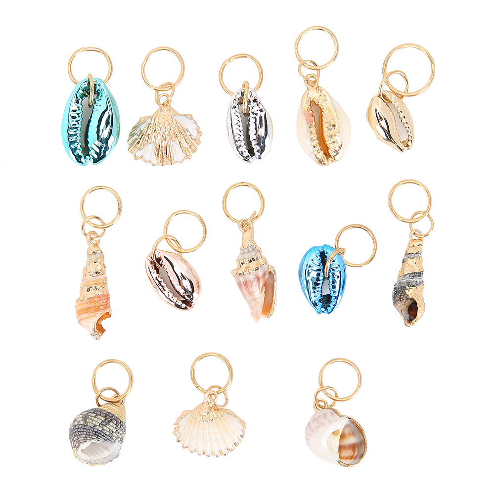 Кольца для косичек, дреды, кольца-ракушки, аксессуары для самостоятельного украшения волос