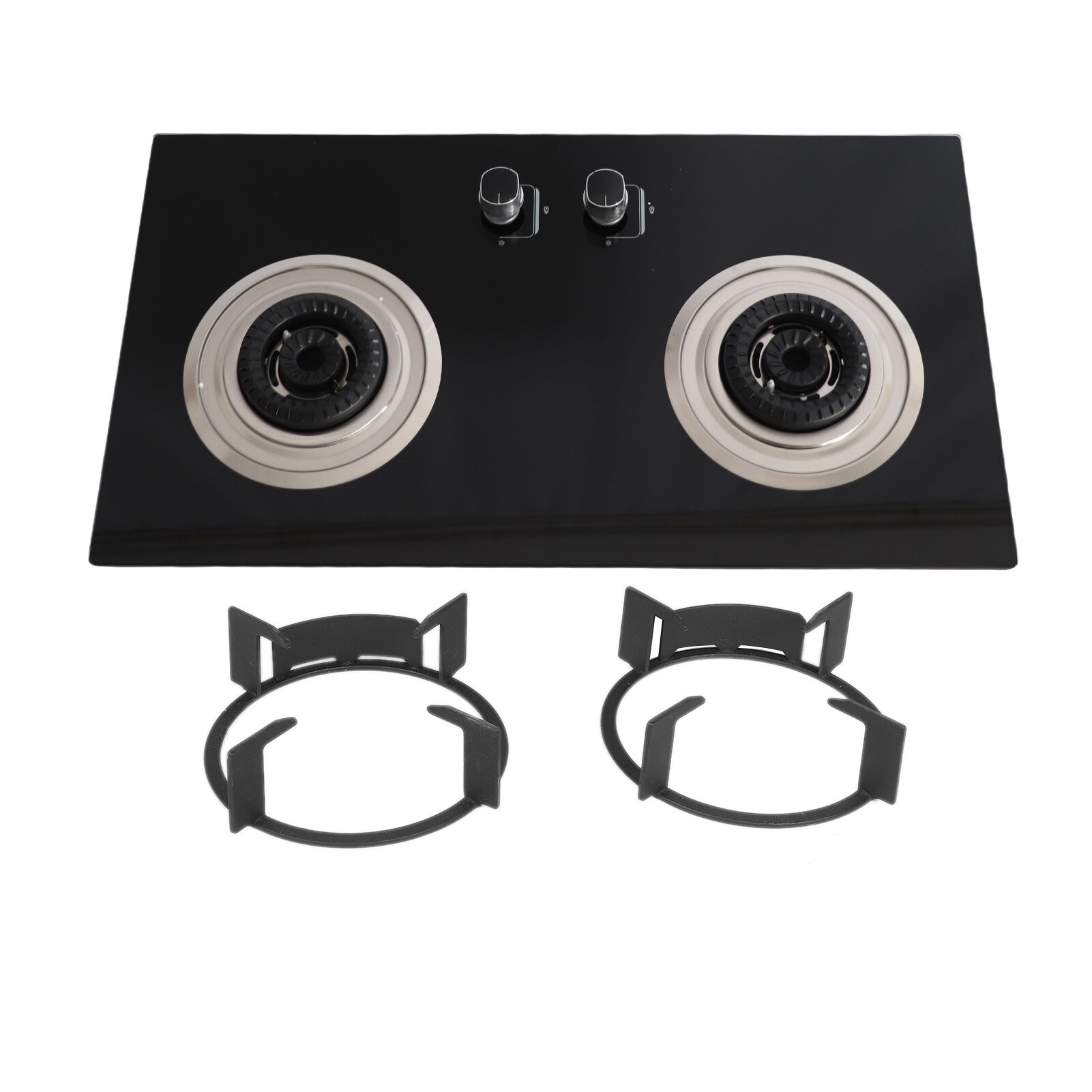 Плита газовая 2 конфорочная для сжиженного газа, кухонная