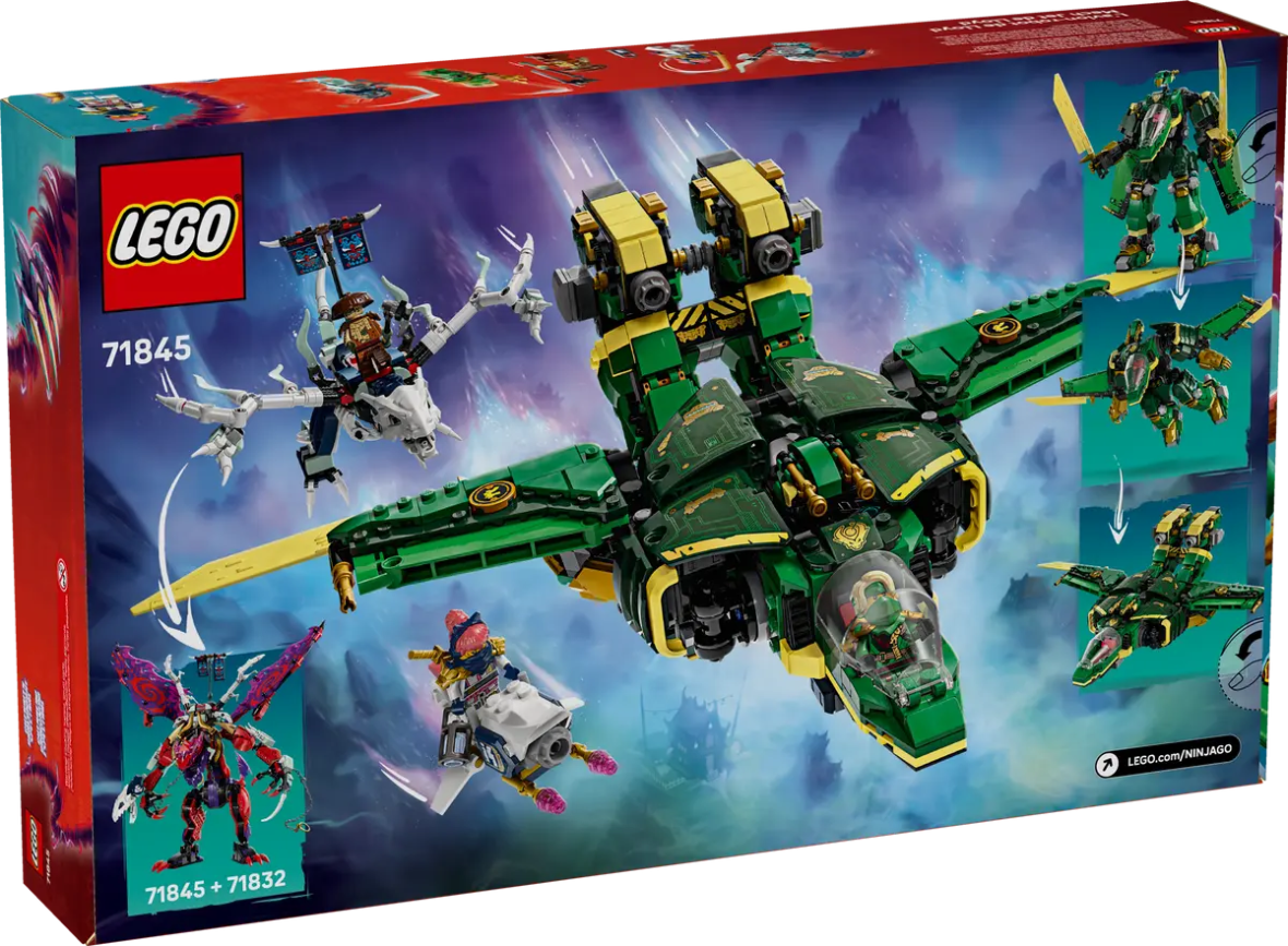 Конструктор LEGO NINJAGO 71845 Lloyd’s Jet Mech, 1112 дет.