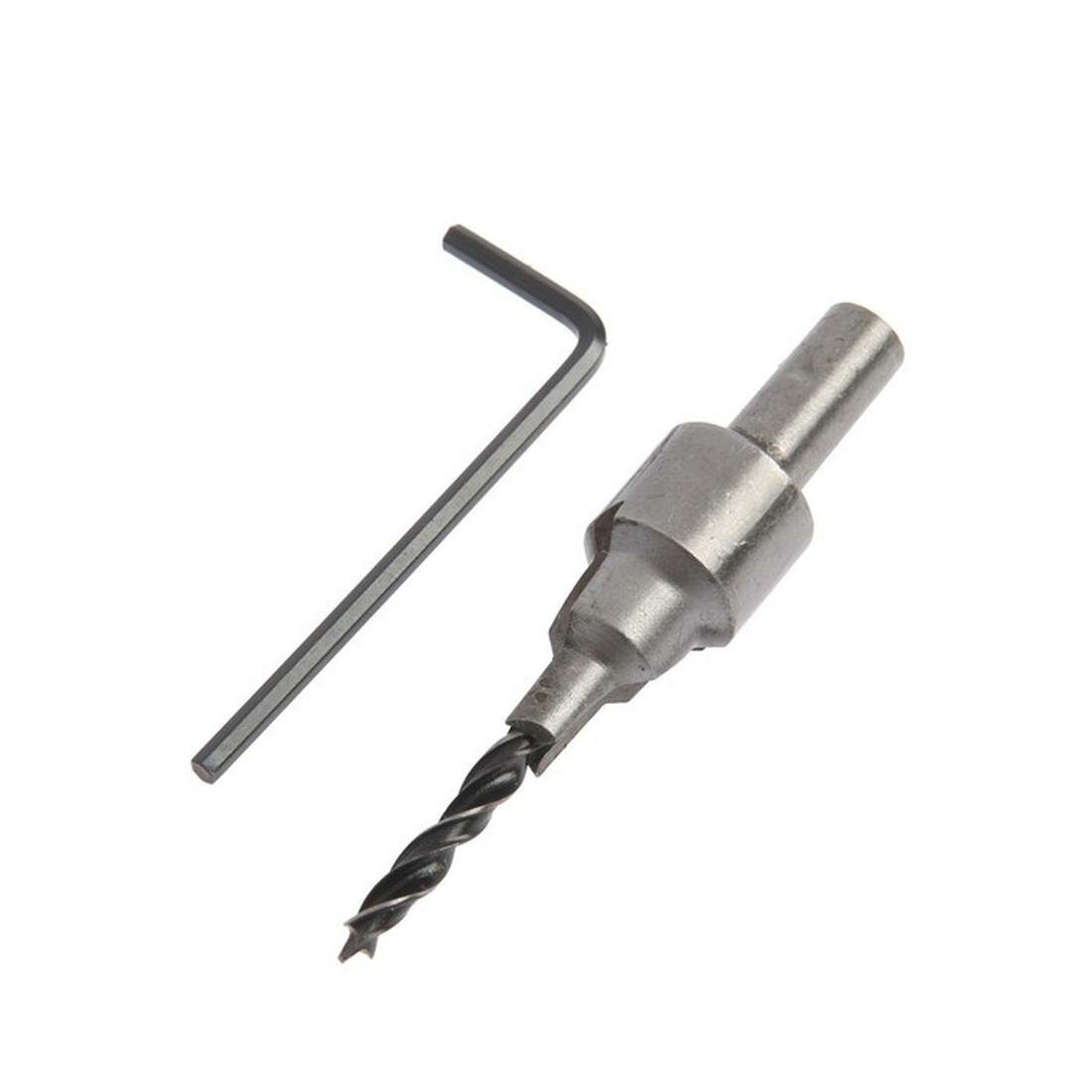 Сверло под конфирмат тундра, цилиндрический, размер 5 х 50 мм