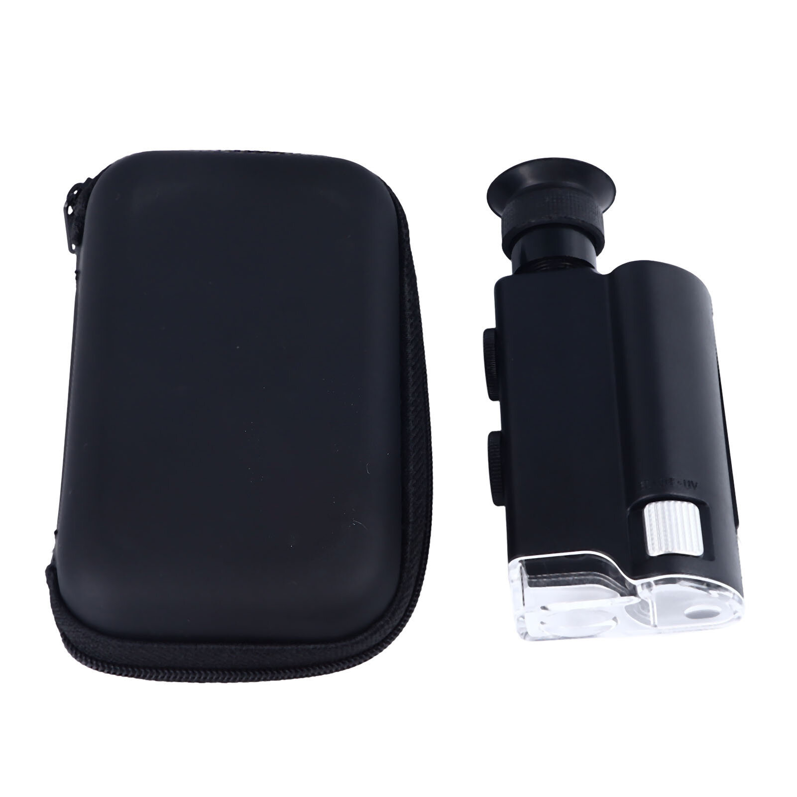 Портативный микроскоп с 200-240-кратным увеличением, миниатюрный карманный оптический микроскоп со светодиодной подсветкой для ювелирных изделий и монет.