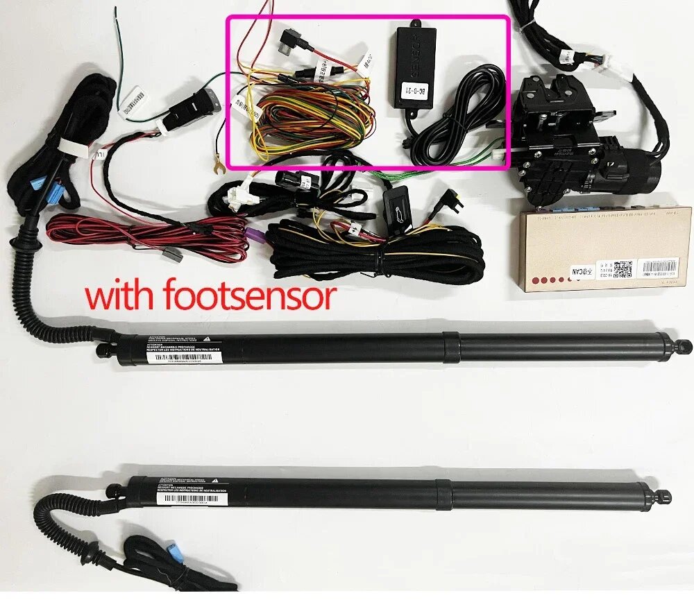 Для Hyundai H1 2017-2023 электрическая задняя дверь grand starex Интеллектуальный автоматический всасывающий замок модификация багажа в автомобиле year 2020, with footsensor