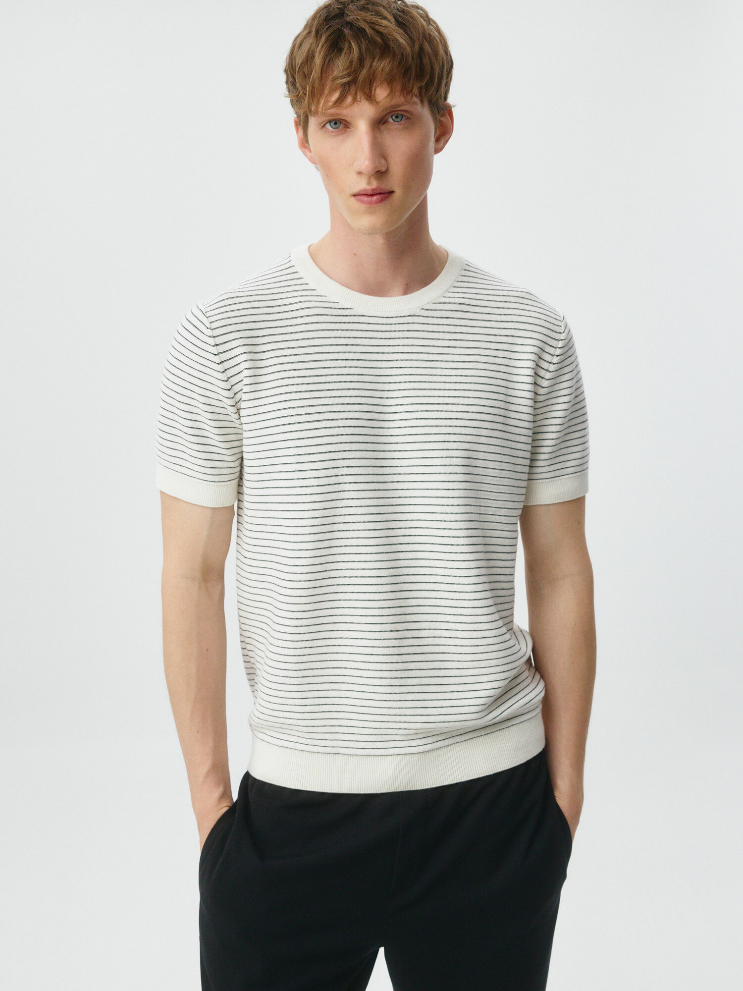 Футболка Sela, размер M, белый/белый