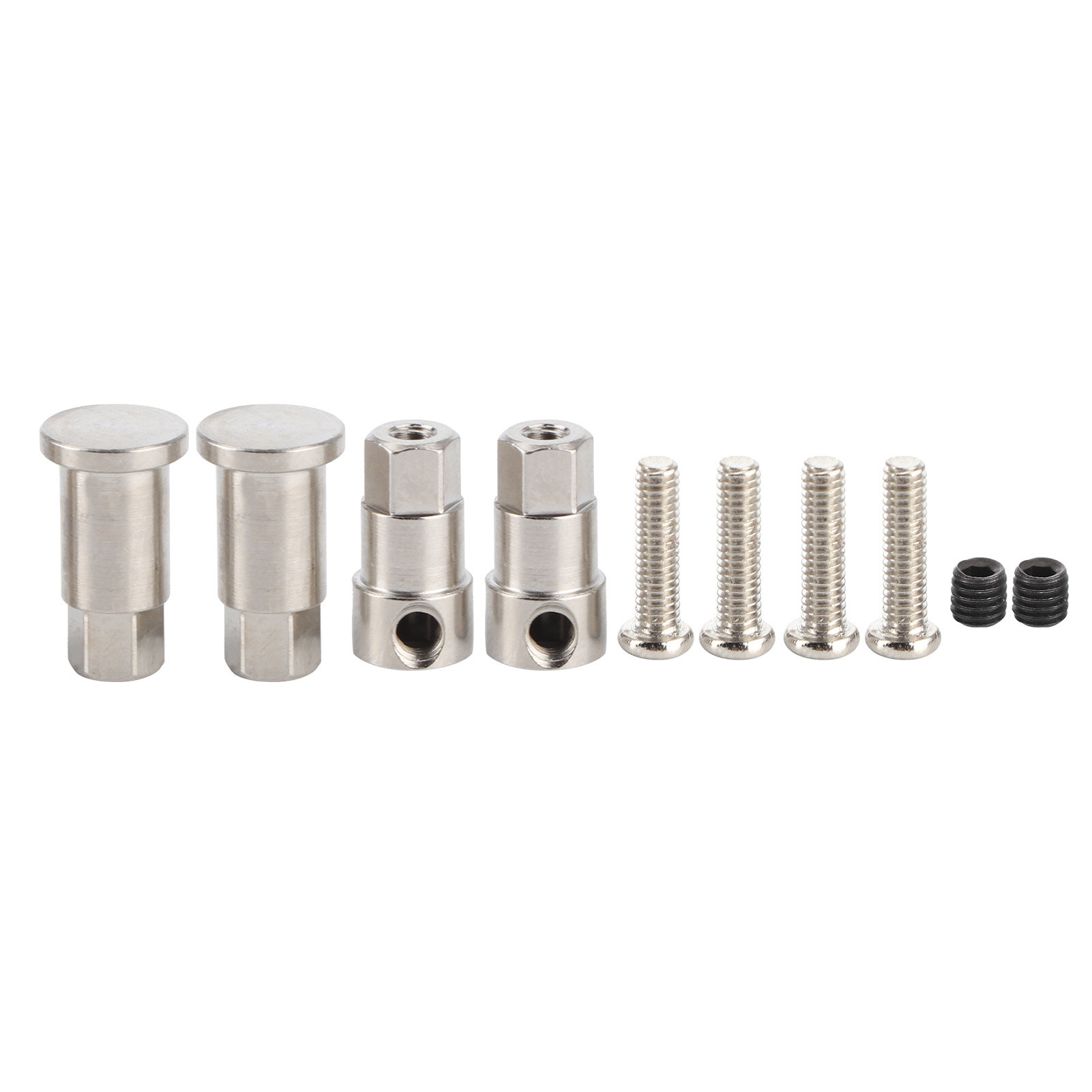 Передняя и задняя оси колеса для радиоуправляемой машинки WPL D12, металлические запасные части и аксессуары.