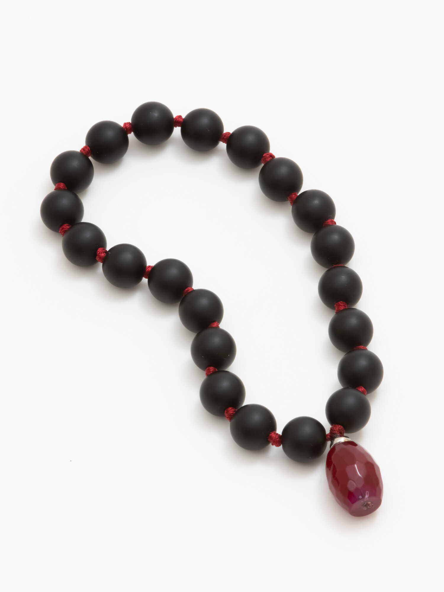 Чётки, агат синтетический