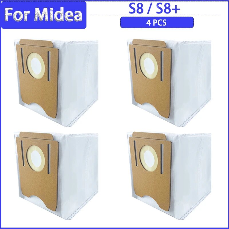 Комплект из 15 силиконовых щеток и фильтров для Midea S8+ 4 Dust Bag