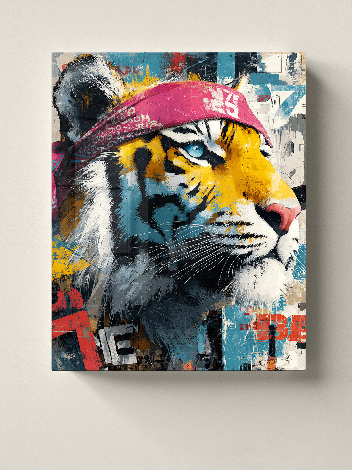 Картина Postermarket "Тигр" стекло, цифровая печать, 40х50 см,