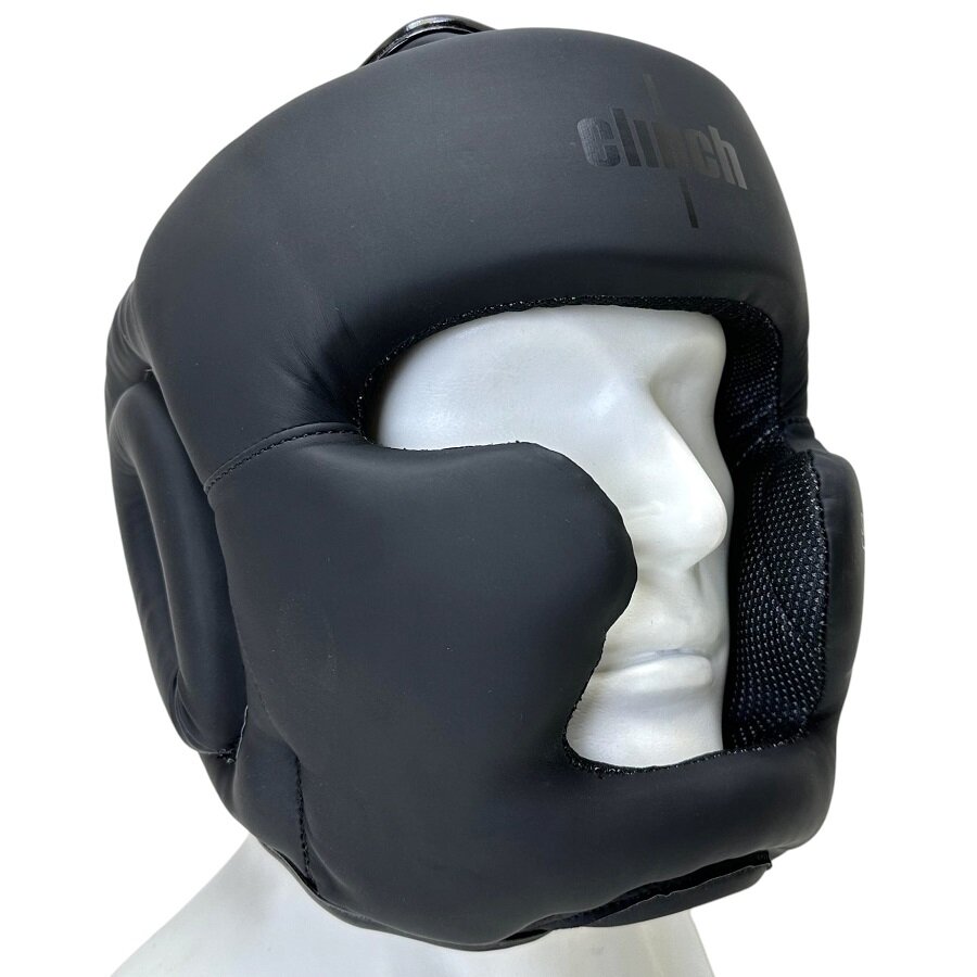 Шлем боксёрский Clinch Mist Full Face Black, M