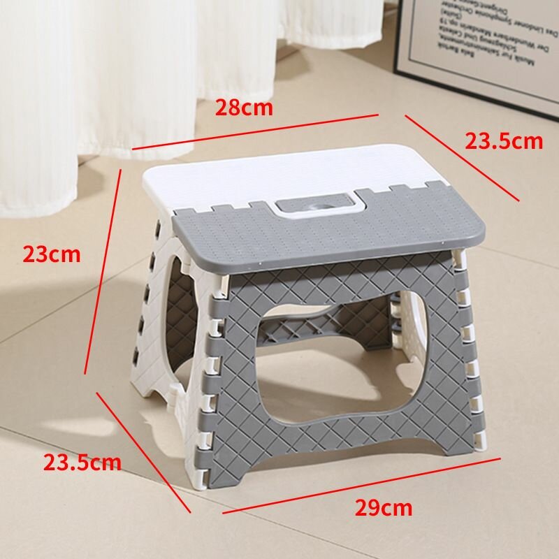 Пластиковый складной табурет, детская маленькая скамья