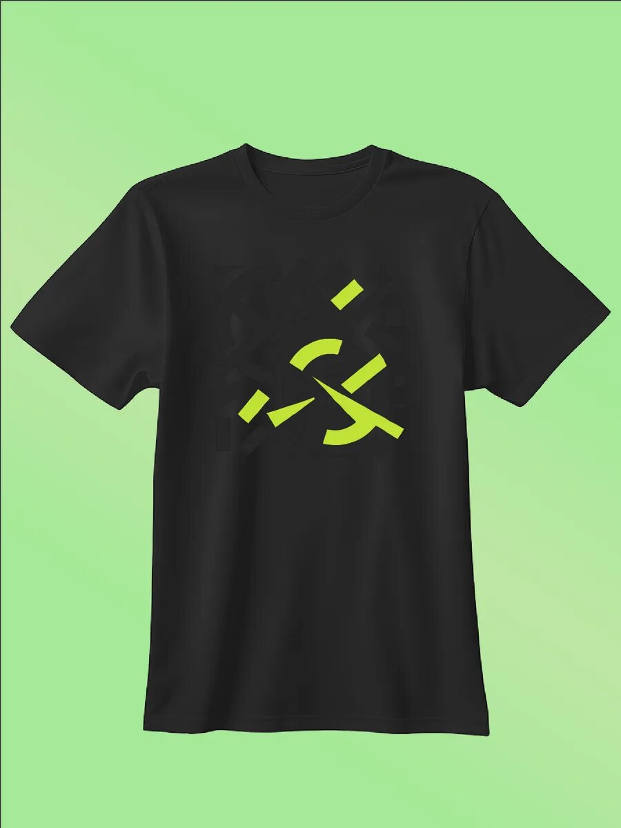 Футболка абстракция с узорами