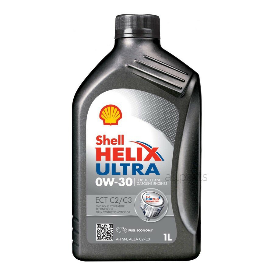 SHELL 550042390 Масло моторное Shell Helix Ultra ECT C2/C3 VW 504.00/507.00 0W-30 12*1L