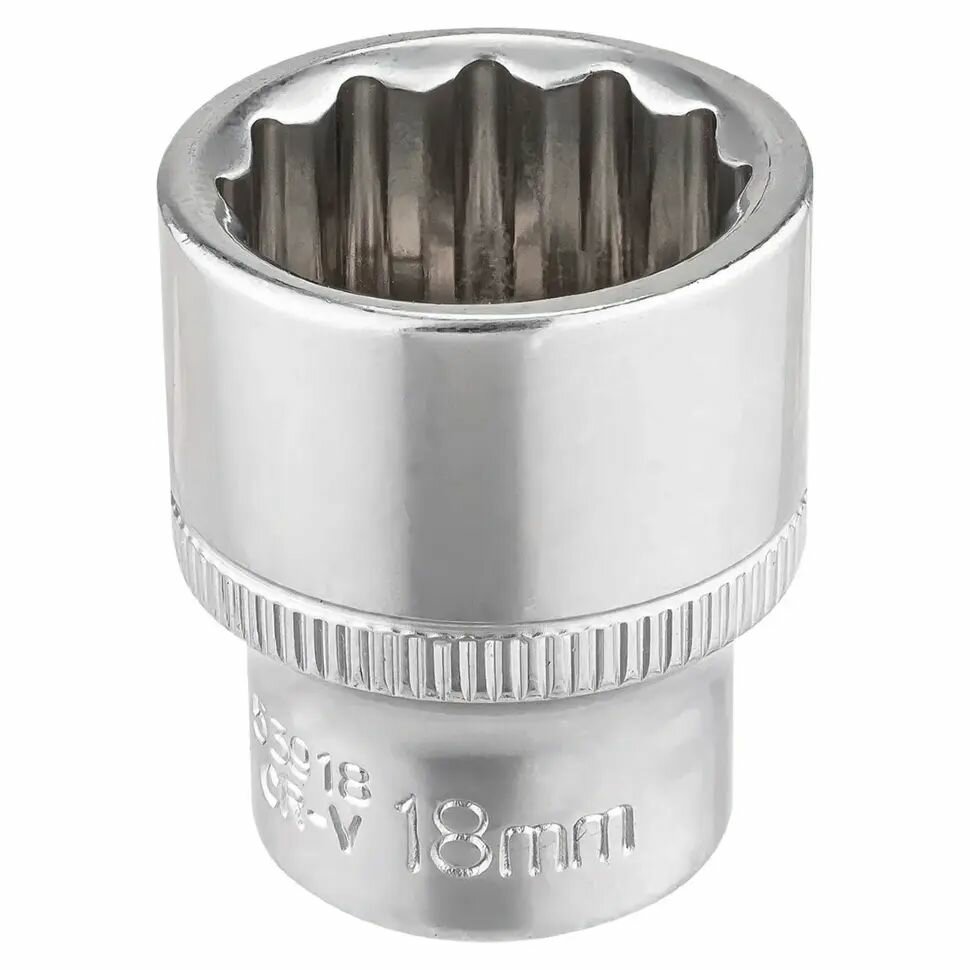 Головка 18мм (12гр.), 3/8" ROCKFORCE