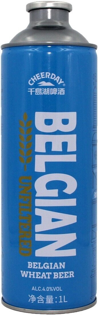 Пиво "Cheerday" Belgian Wheat, in can, 6 шт, 1 л